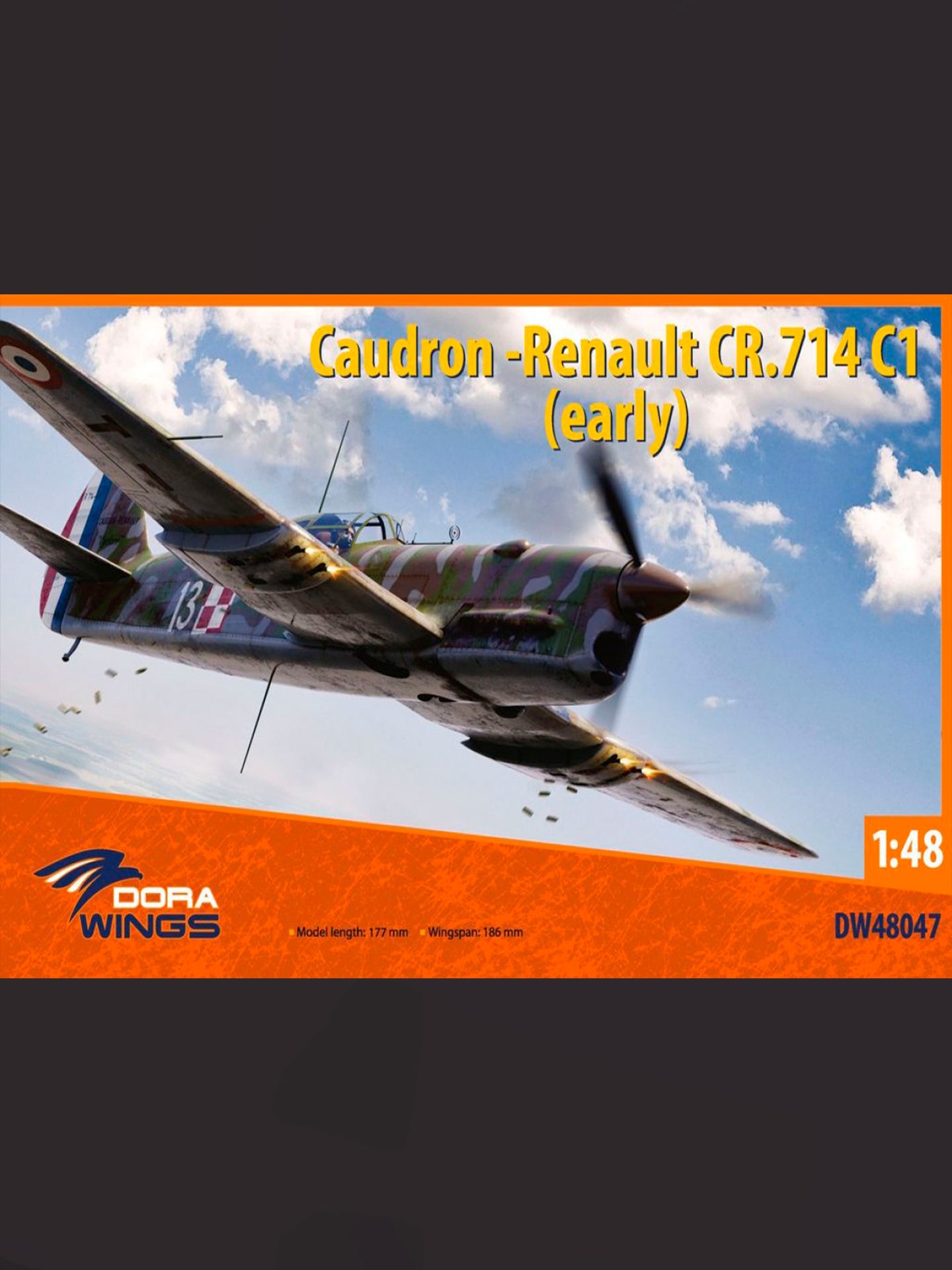 Dorawings DW48047 Caudron -Renault CR.714C.1 (early) - 1/48 scale mode ...