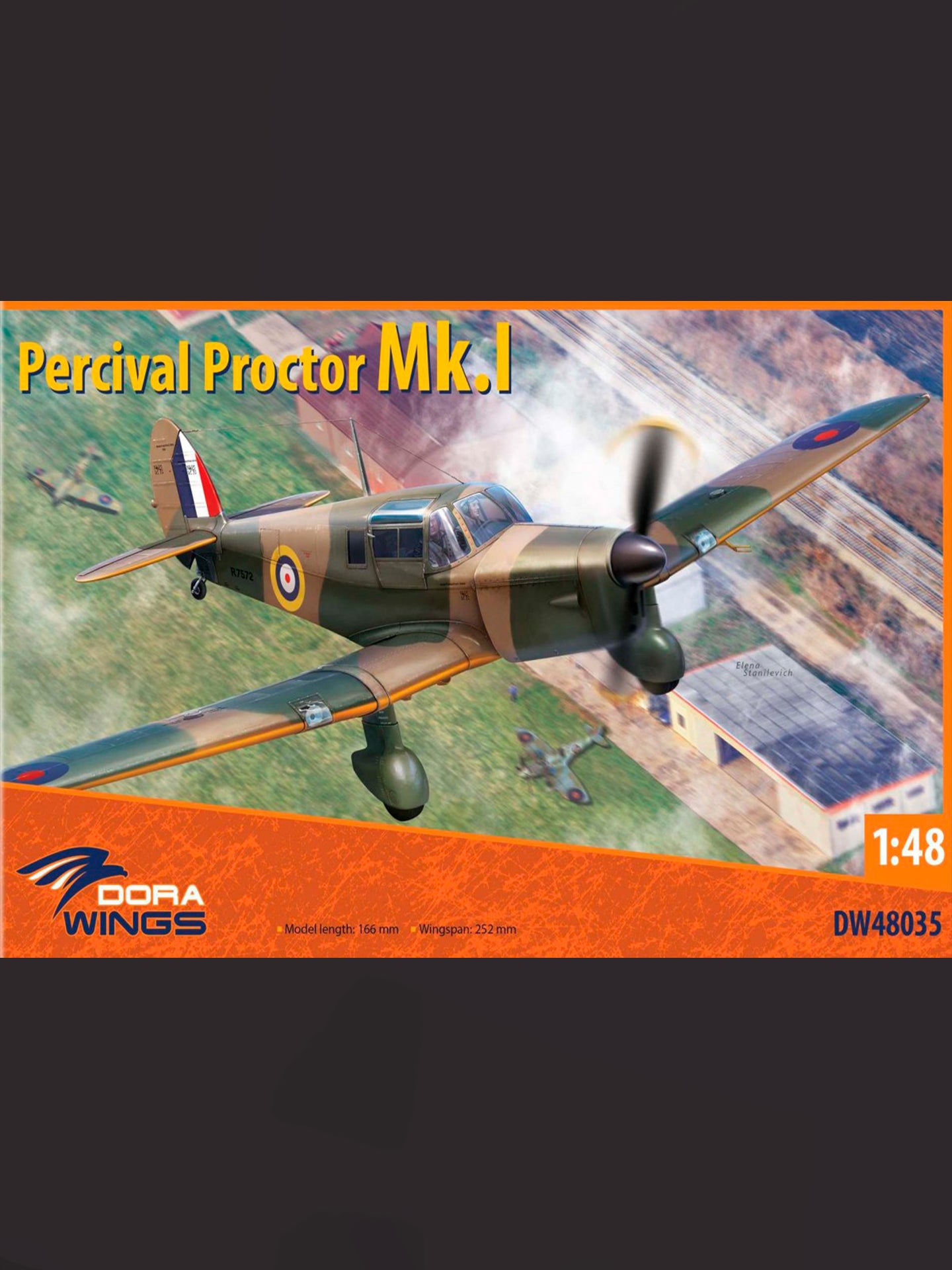 Dorawings DW48035 Percival Proctor Mk.I - 1/48 scale model constructio ...