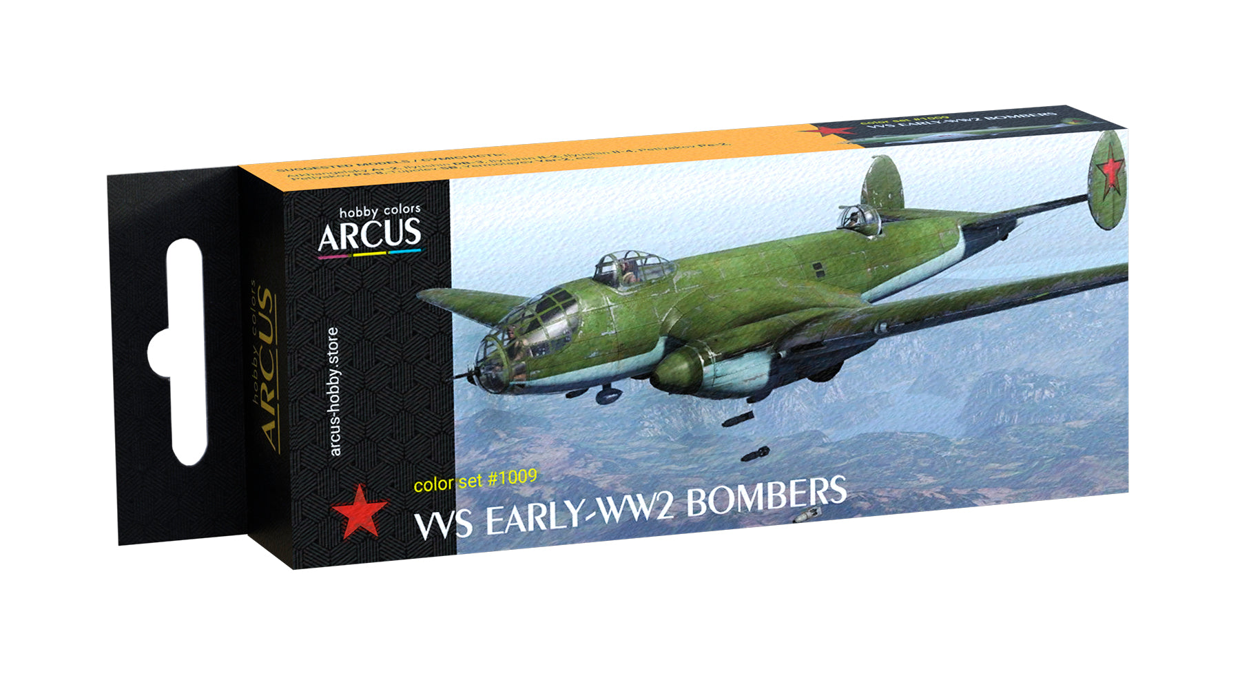 set 1009 VVS Early-WW2 Bombers – Arcus Hobby Paint